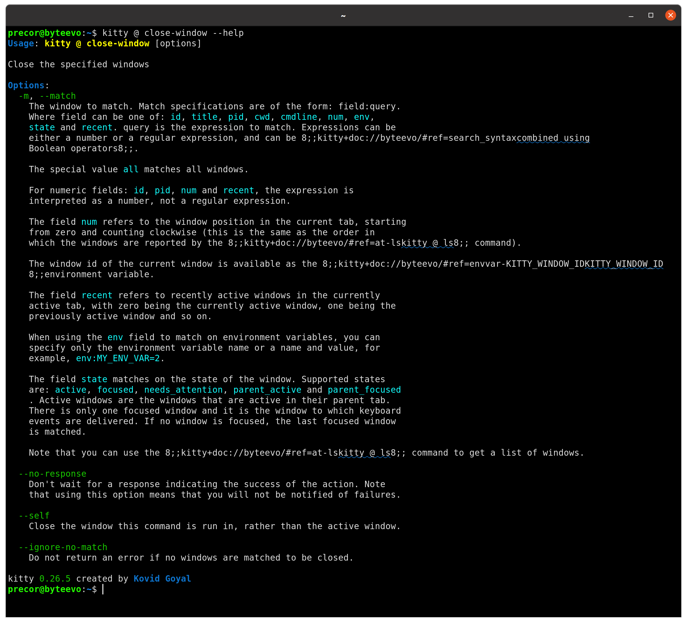 Garbled Links In Kitty Close Window Help · Issue 5744 · Kovidgoyal 