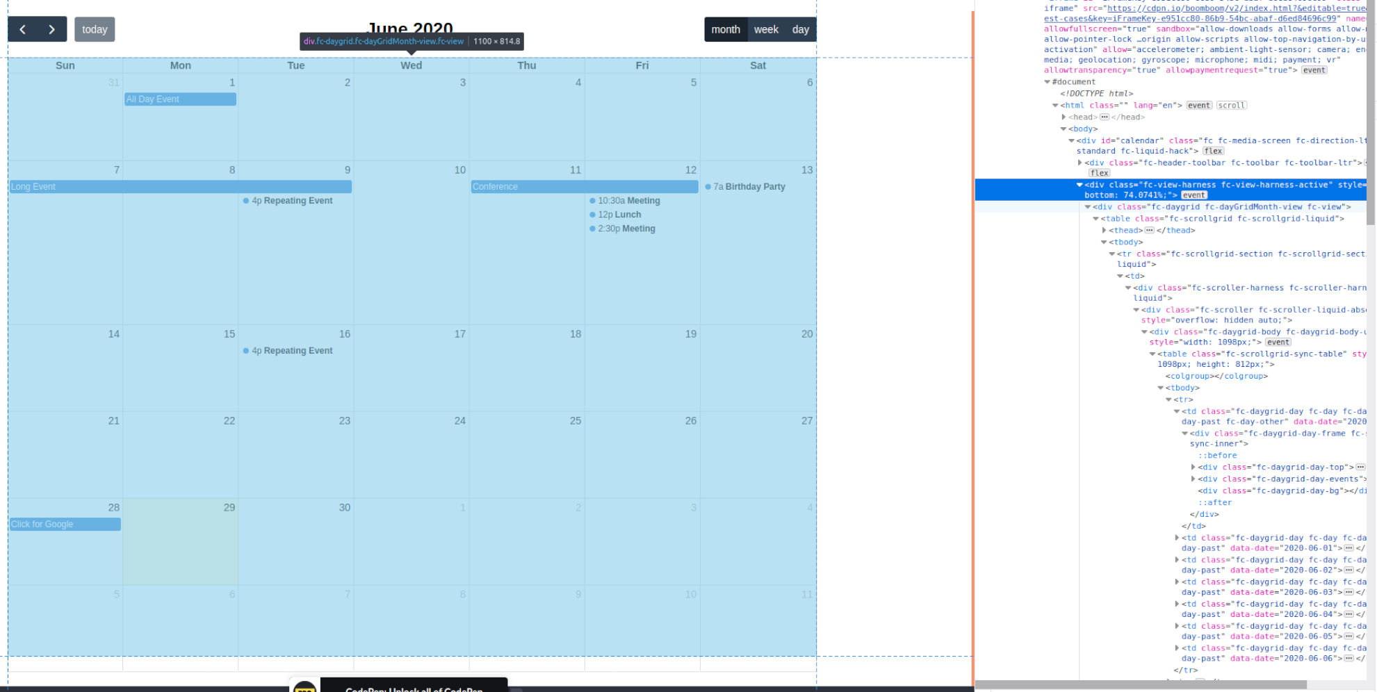 DayGridMonth overflows in Firefox · Issue #5524 · fullcalendar ...