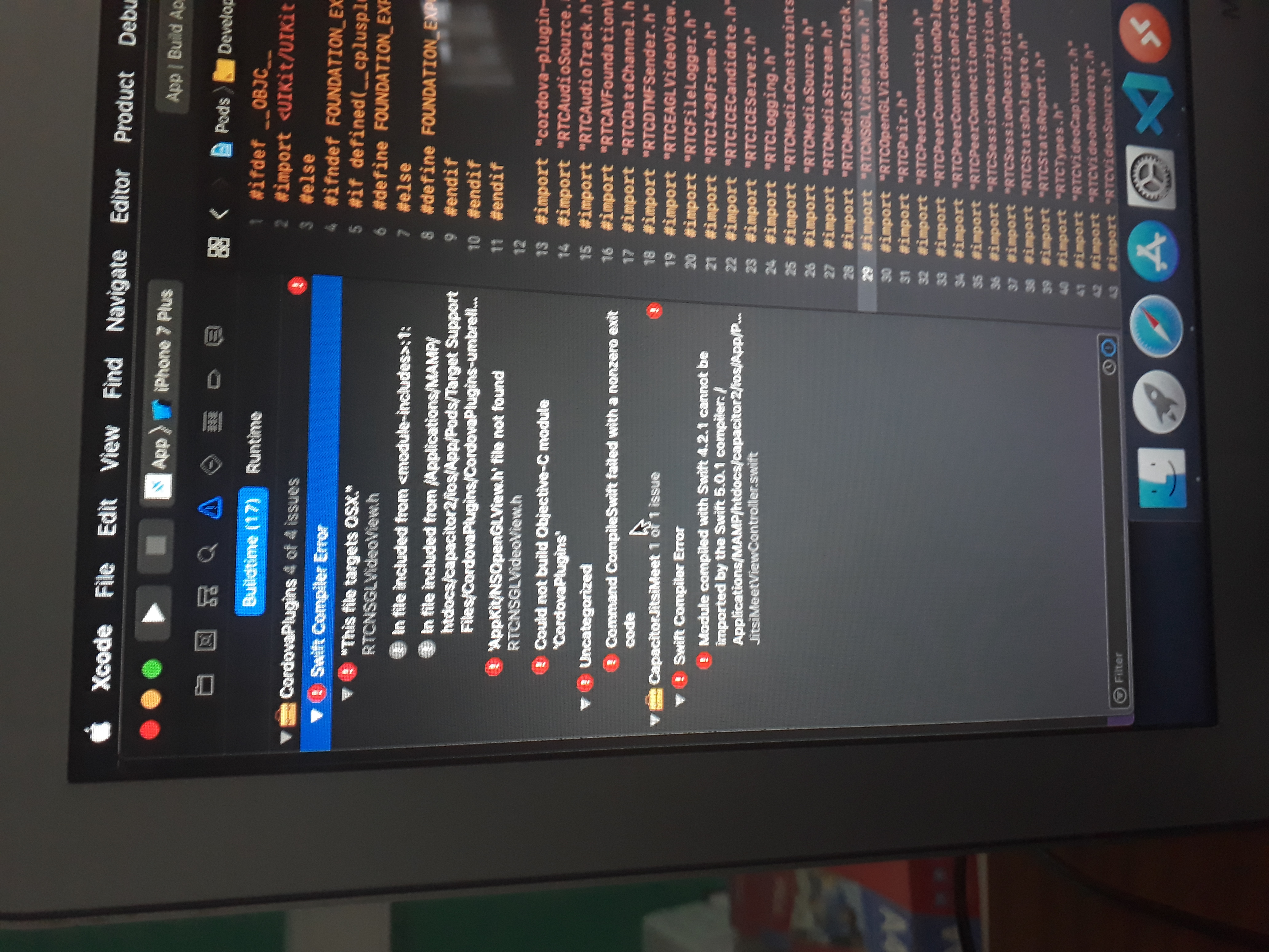 bug: compiling with cordova-plugin-iosrtc · Issue #2063 · ionic-team/capacitor · GitHub