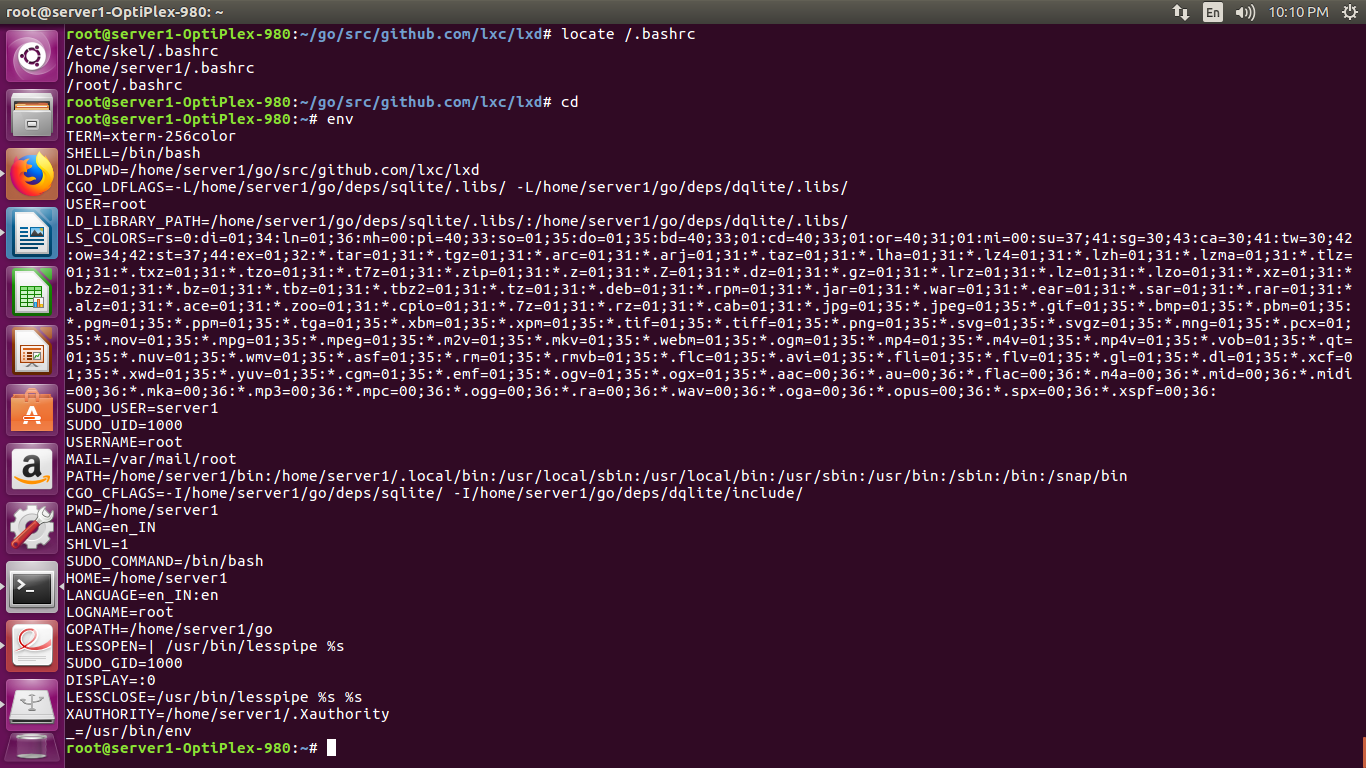 Issue to export the paths in ~/.bashrc file environment · Issue #5038 ...