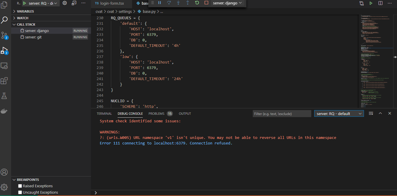 Issue with development mode · Issue #201 · cvat-ai/cvat · GitHub