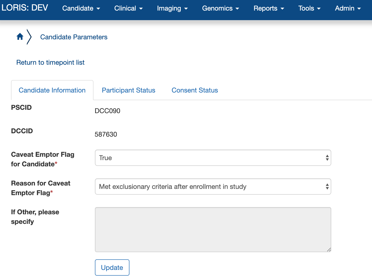 [Candidate Parameters] Candidate variables table missing · Issue #4891 · aces/Loris · GitHub