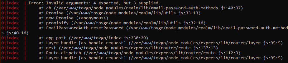 Resetpassword And Callresetpasswordfunction Are Impossible To Execute Due To Incorrect Number Of 2744