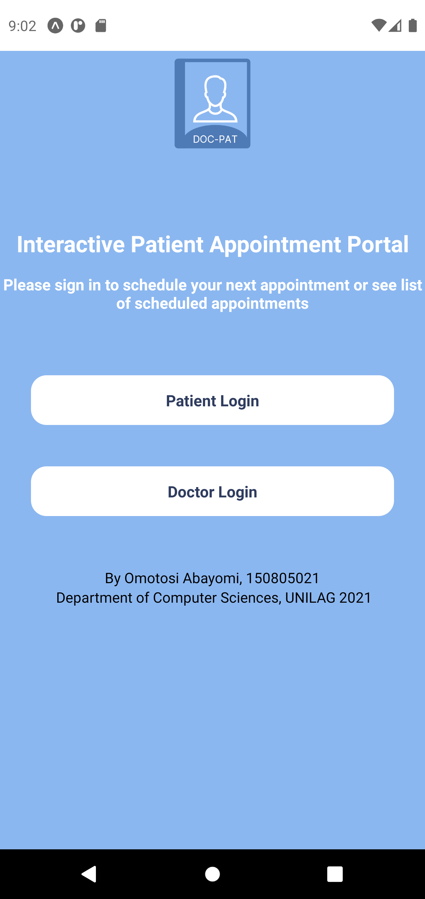 GitHub - lexycole/Comprehensive-Interactive-Patient-Appointment-Portal ...
