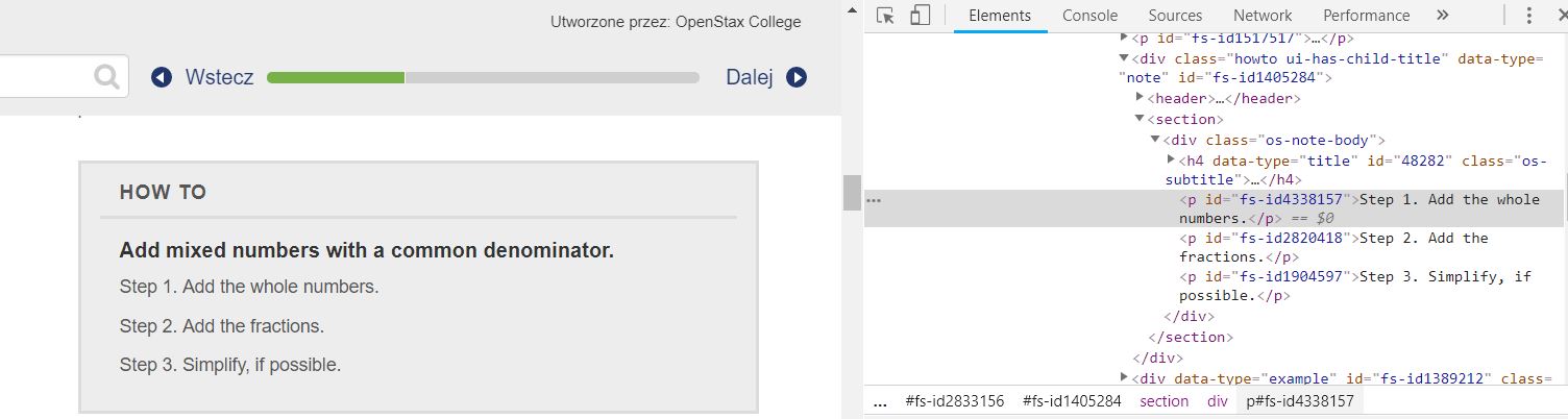 Step lists not written as ordered lists · Issue #2090 · openstax/webview · GitHub