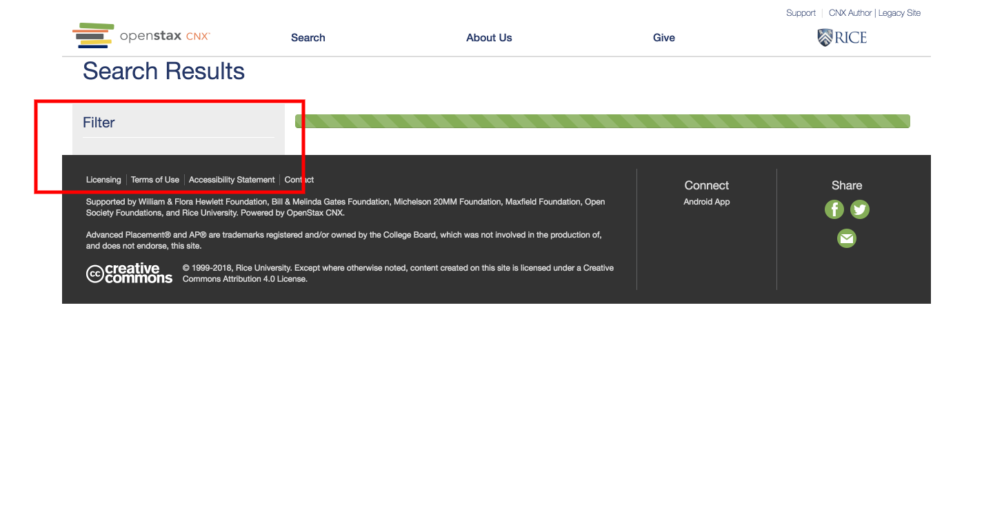 Problem with Filter in Search · Issue #1703 · openstax/webview · GitHub