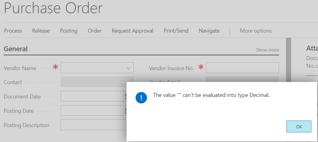 Extension Sales and Inventory Forecast throws an error on new Purchase ...