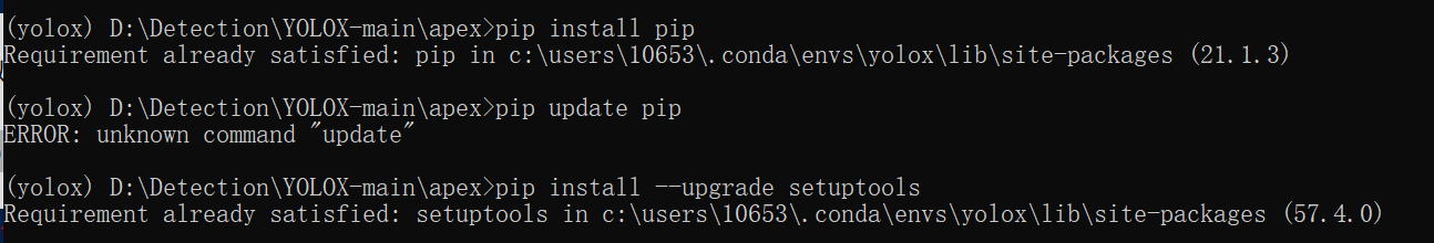 我安装YOLOX出现了这样的问题，是什么原因呢？ · Issue #86 · Megvii-BaseDetection/YOLOX · GitHub