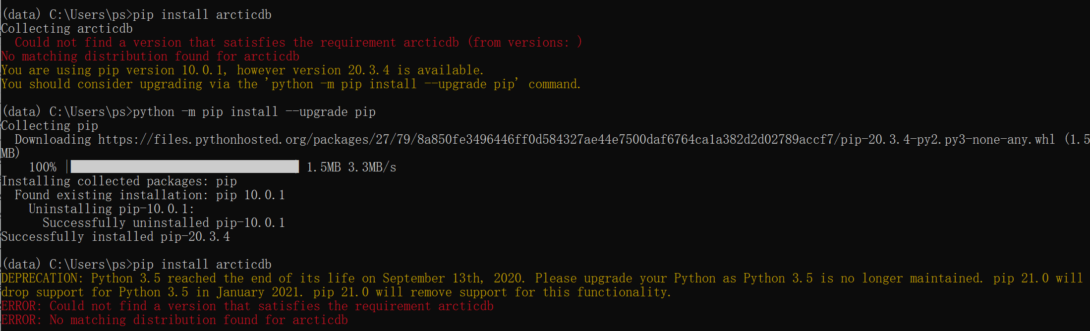 About Windows Installation · Issue #295 · man-group/ArcticDB · GitHub