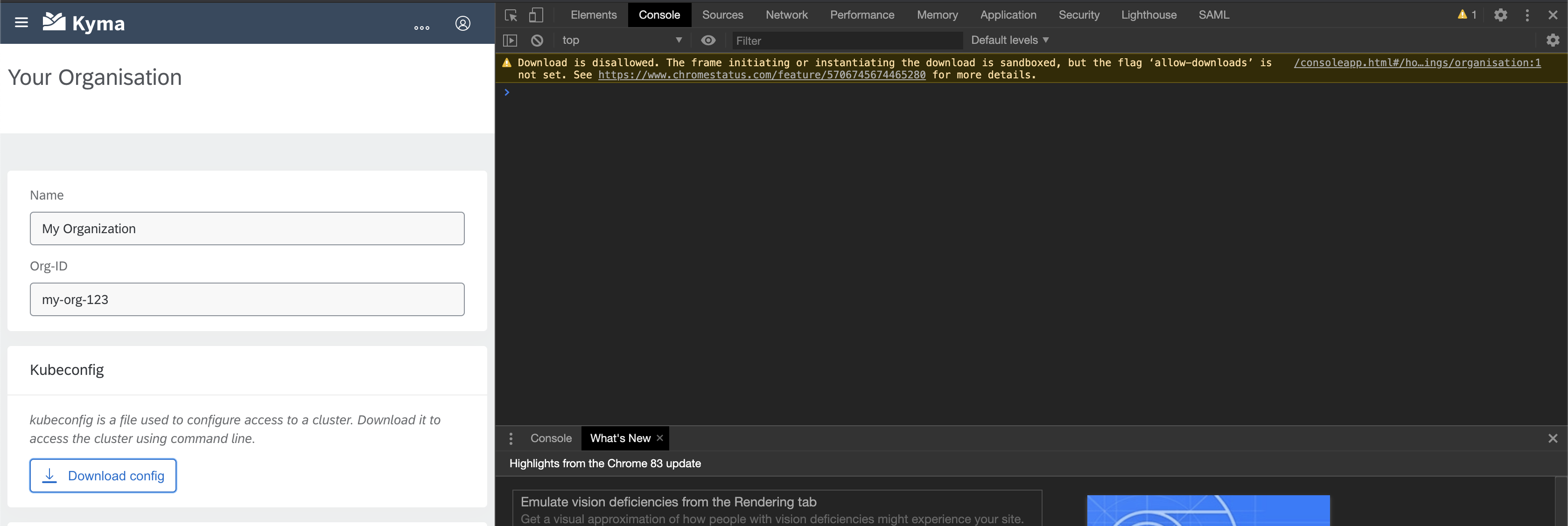 Gardner unable to download kubeconfig file,CORS Issue · Issue #8715 ...