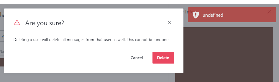 [Bug] Error `undefined` on user deletion · Issue #23680 · RocketChat/Rocket.Chat · GitHub