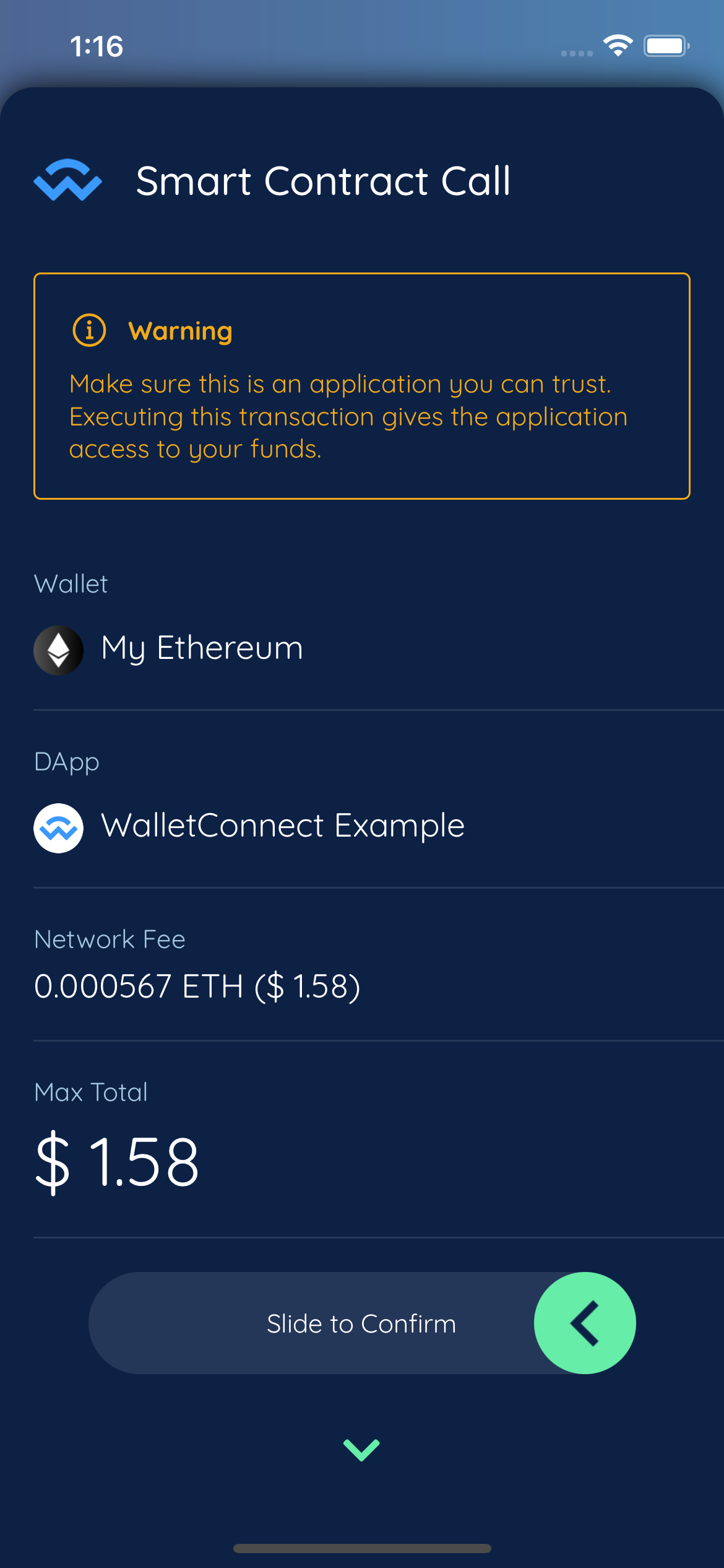 Fixed small WalletConnect warning text by itayplav · Pull Request #3335 · EdgeApp/edge-react-gui ...