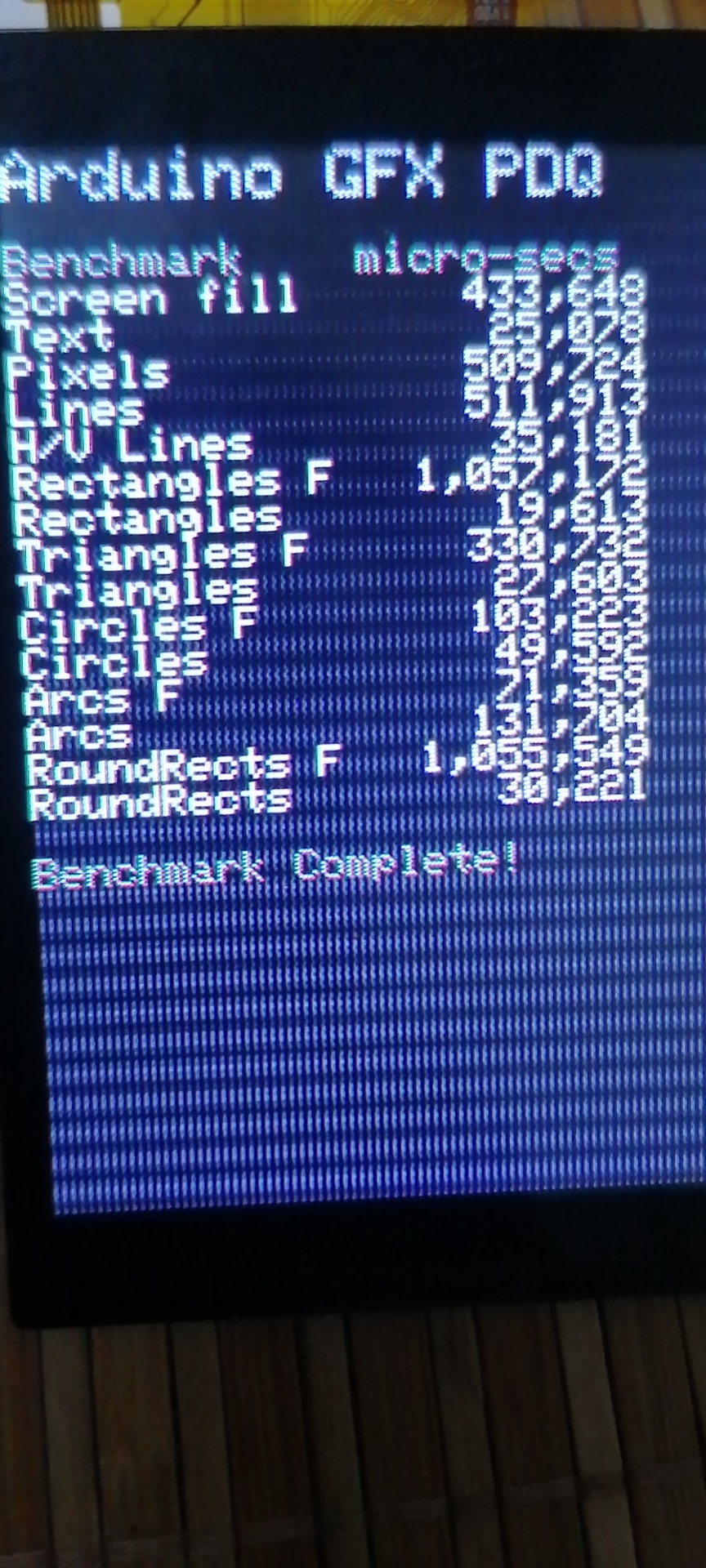 ESP32-S2 uses ILI9488 parallel port 16-bit color distortion · Issue #75 · moononournation ...