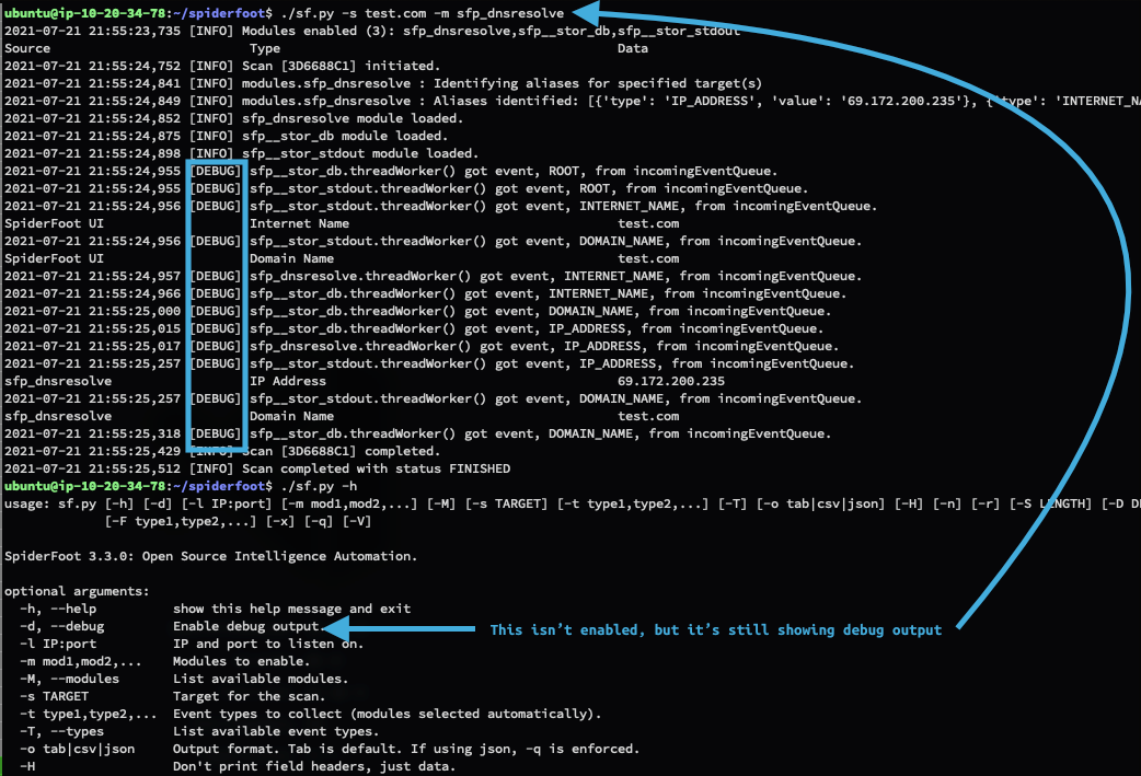 How to simply disable debugging from the CLI output? · Issue #1240 ...