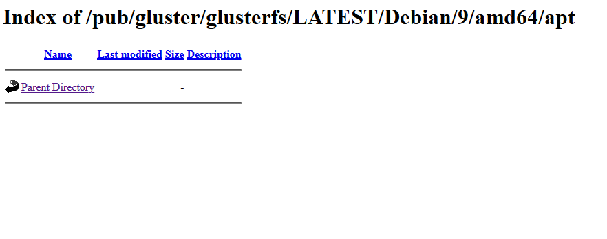 Debian repositories are empty · Issue #501 · gluster/glusterdocs · GitHub