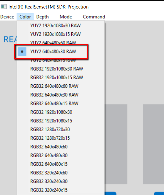 R200: No matching media type for pixel format 59555932 · Issue #580 ...