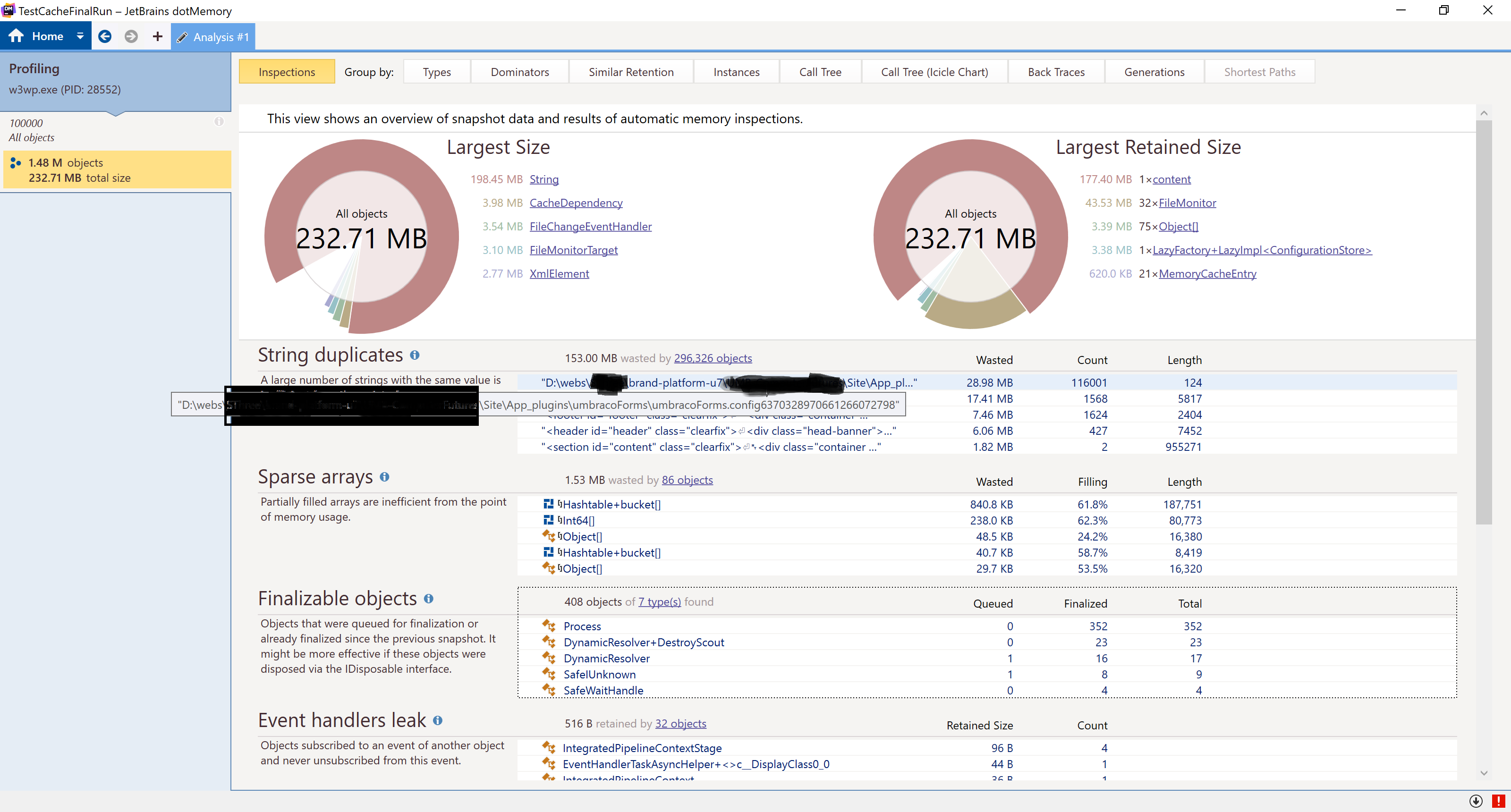 Memory Leak in GetCacheItem cache dependency · Issue #7773 · umbraco/Umbraco-CMS · GitHub