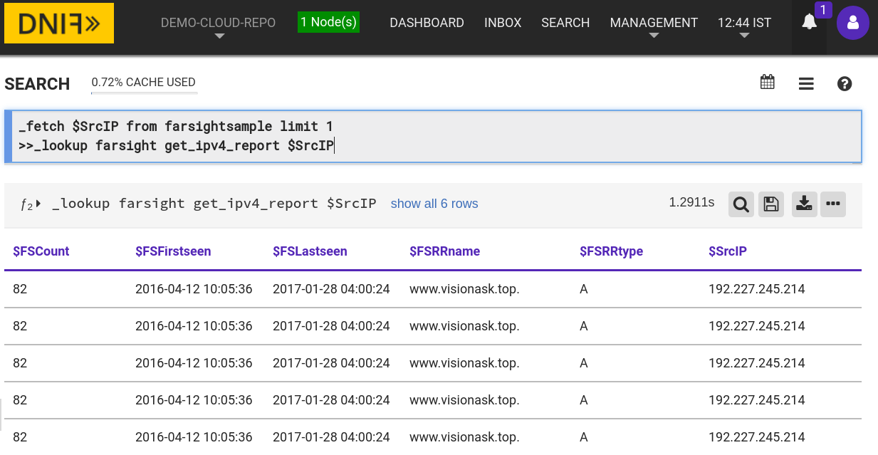 GitHub - dnif-archive/lookup-farsight