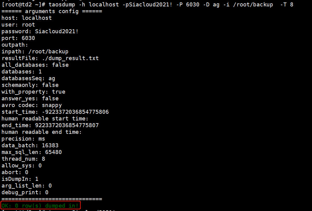 how to taosdump data from 2.2.10.0 to 2.4.0.4? · Issue #9980 · taosdata/TDengine · GitHub