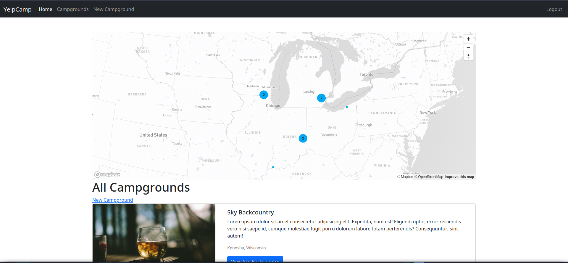 GitHub - Fleskimiso/YelpCamp