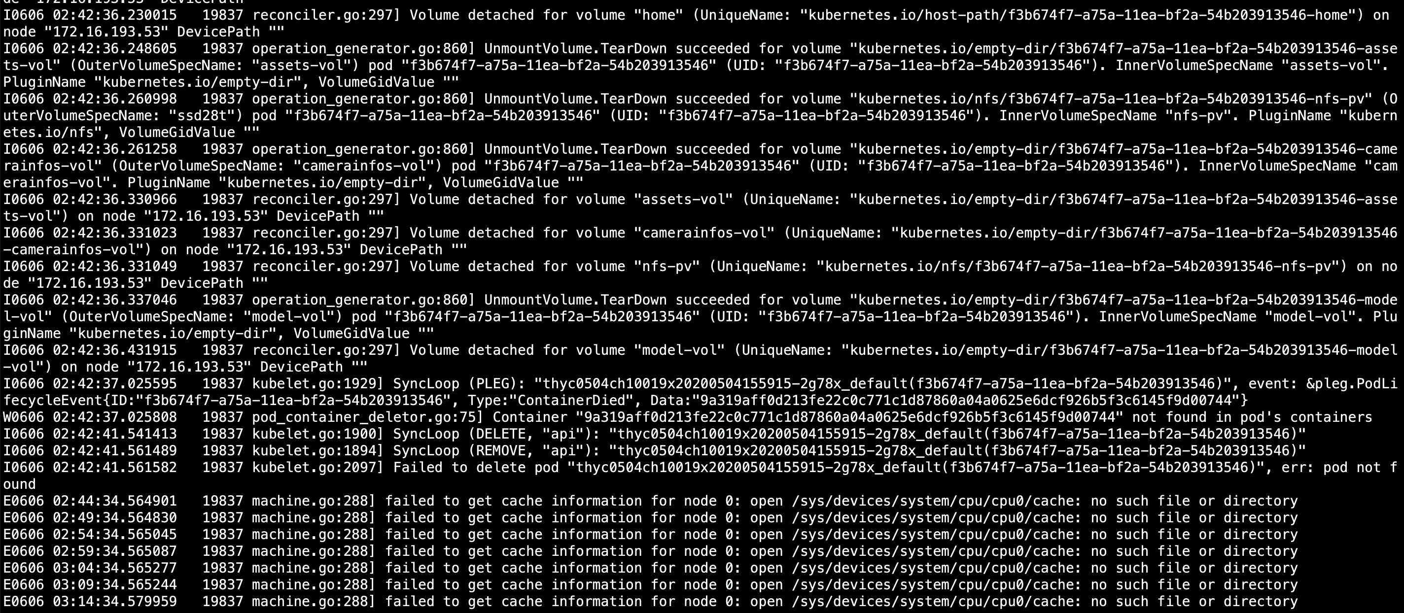/sys/devices/system/cpu/cpu0/cache: no such file or directory · Issue ...