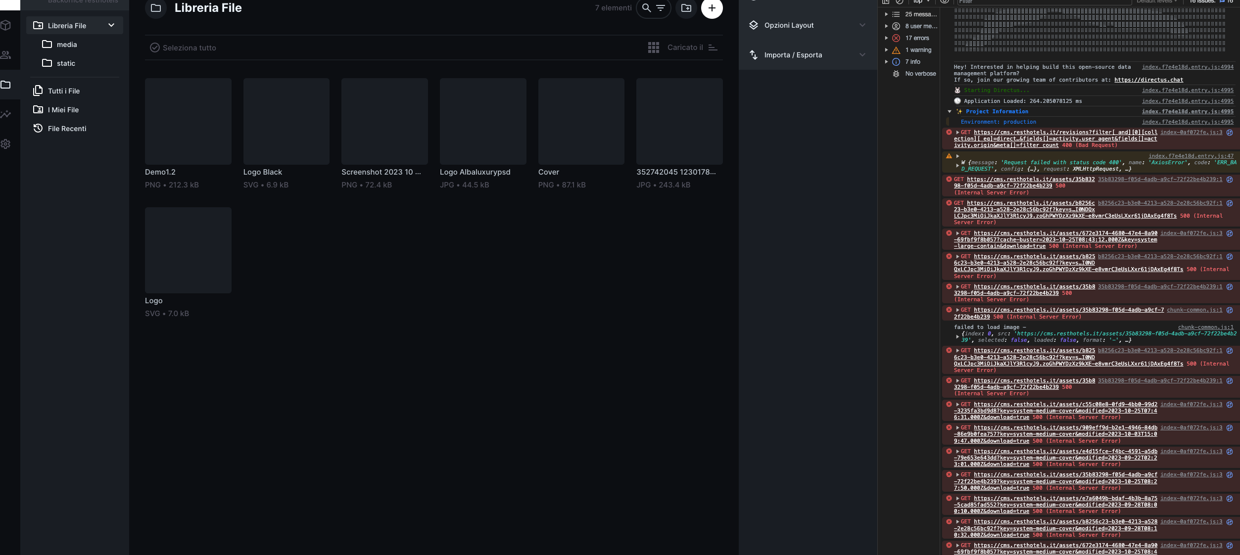 Moving to directus 10.7 data lost (theming, media) · Issue #20178 · directus/directus · GitHub