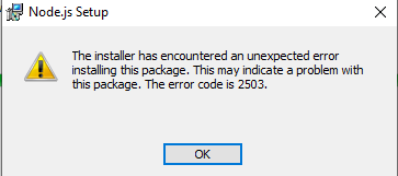 install error · Issue #3156 · nodejs/help · GitHub