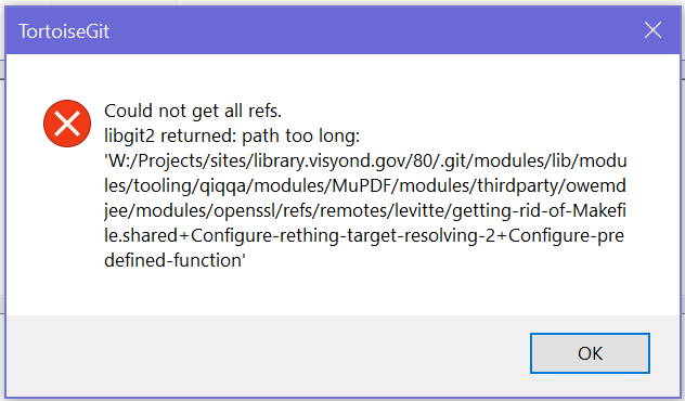 longpaths support still b0rked for (nested) submodules on MS Windows · Issue #6229 · libgit2 ...