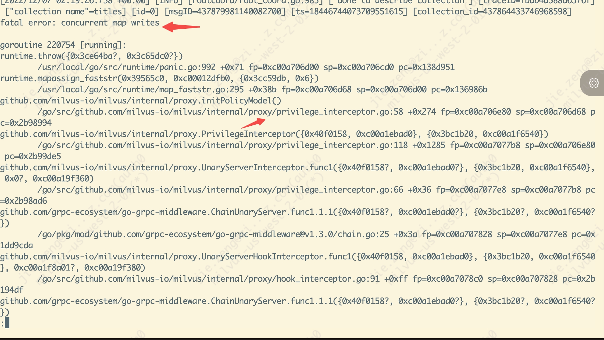 [Bug]: modeStrore has a concurrent write issue when init privilege policy · Issue #21022 ...