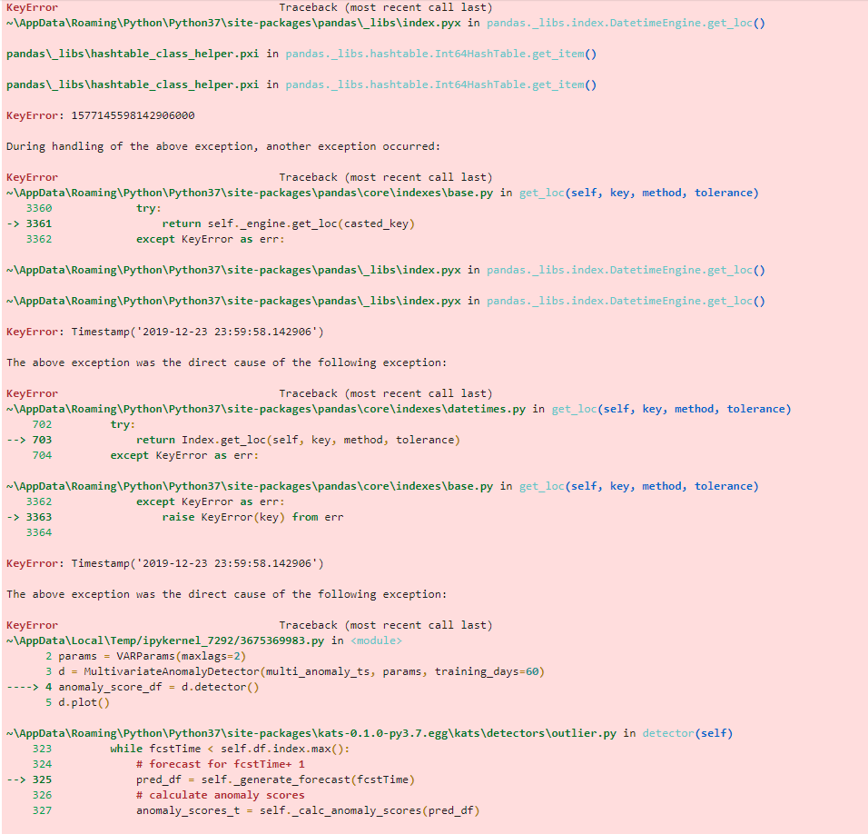 Multivariate Anomaly Detector returns strange errors · Issue #194 ...