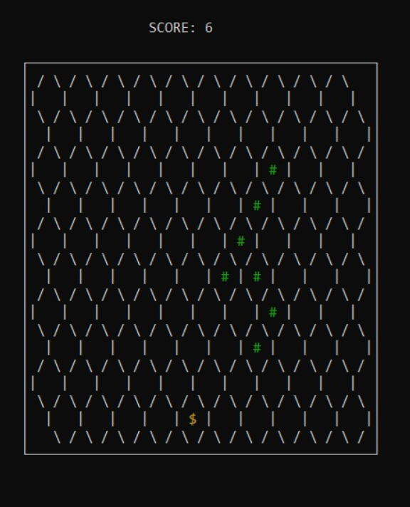 GitHub - wzmudat/Hexagonal_snake: Snake game with hexagonal fields in ...