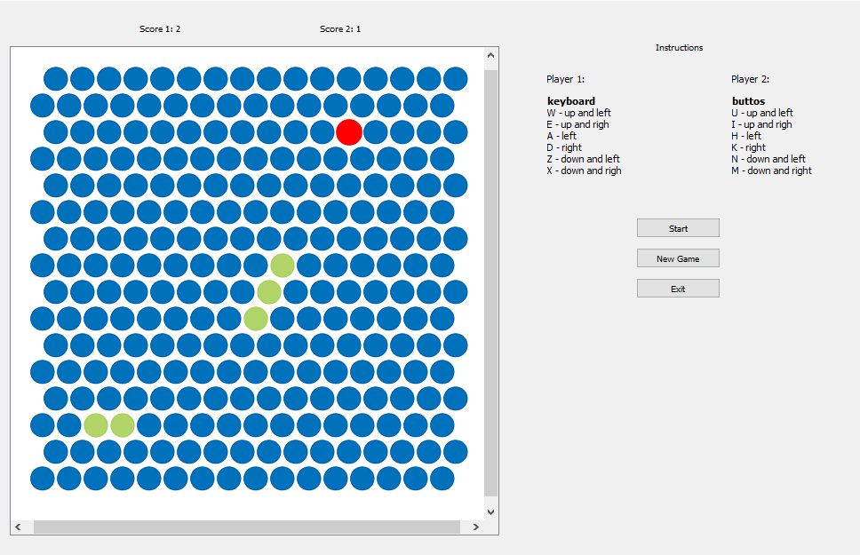GitHub - wzmudat/Hexagonal_snake: Snake game with hexagonal fields in ...