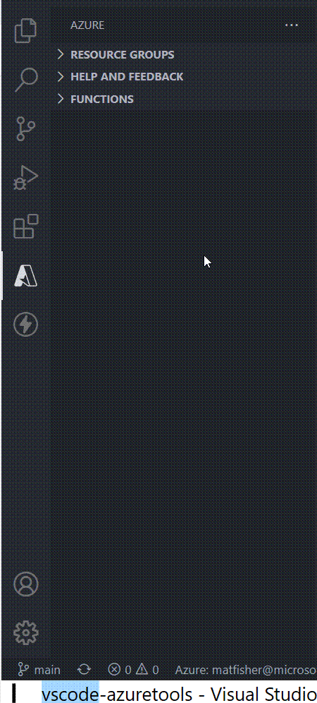 A11y_Azure Tools for VS Code_Azure Function_Refresh_Screenreader: JAWS is not announcing the ...