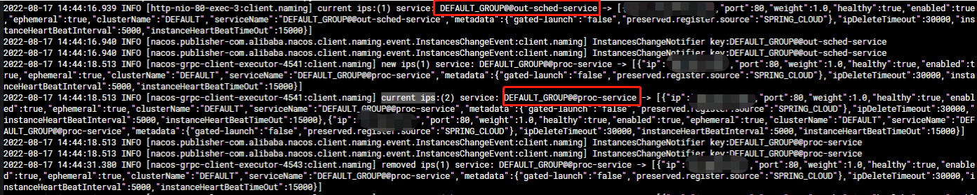 客户端在订阅服务后，收到服务端推送时，能收到别的服务 · Issue #8984 · alibaba/nacos · GitHub