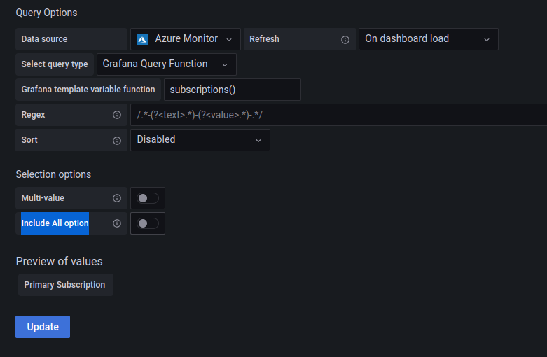 AzureMonitor: Revamp variable editor for existing functions · Issue #50231 · grafana/grafana ...