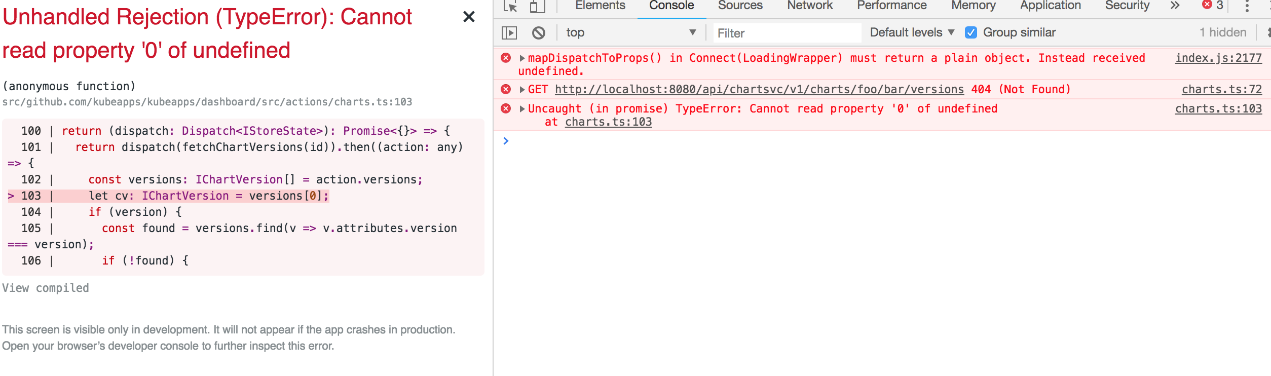 Accessing a chart from a missing repository crashes a chart · Issue #511 · vmware-tanzu/kubeapps ...