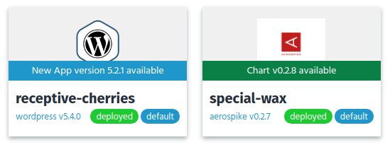 Display Update Of Chart And Update Of Application · Issue 1039 · Vmware Tanzukubeapps · Github