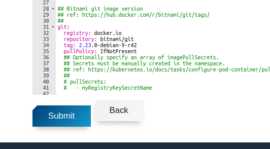 Back Button Misplaced · Issue 1246 · Vmware Tanzu Kubeapps · Github