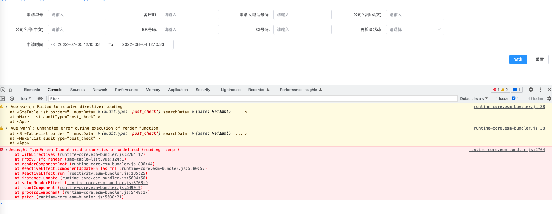 [Component] [table] 按需加载之后 el-table自定义指令 v-loading 导致页面报错 · Issue #9187 · element-plus/element ...