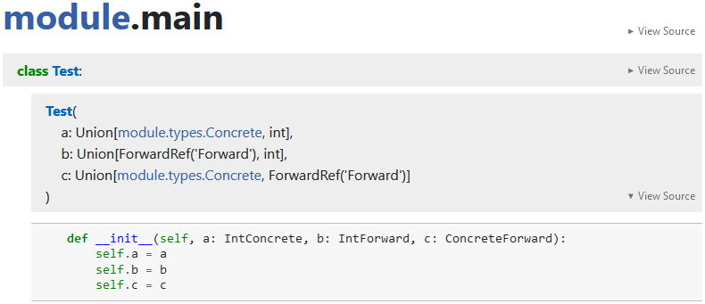 Forward references in type aliases imported from other modules are not resolved · Issue #290 ...