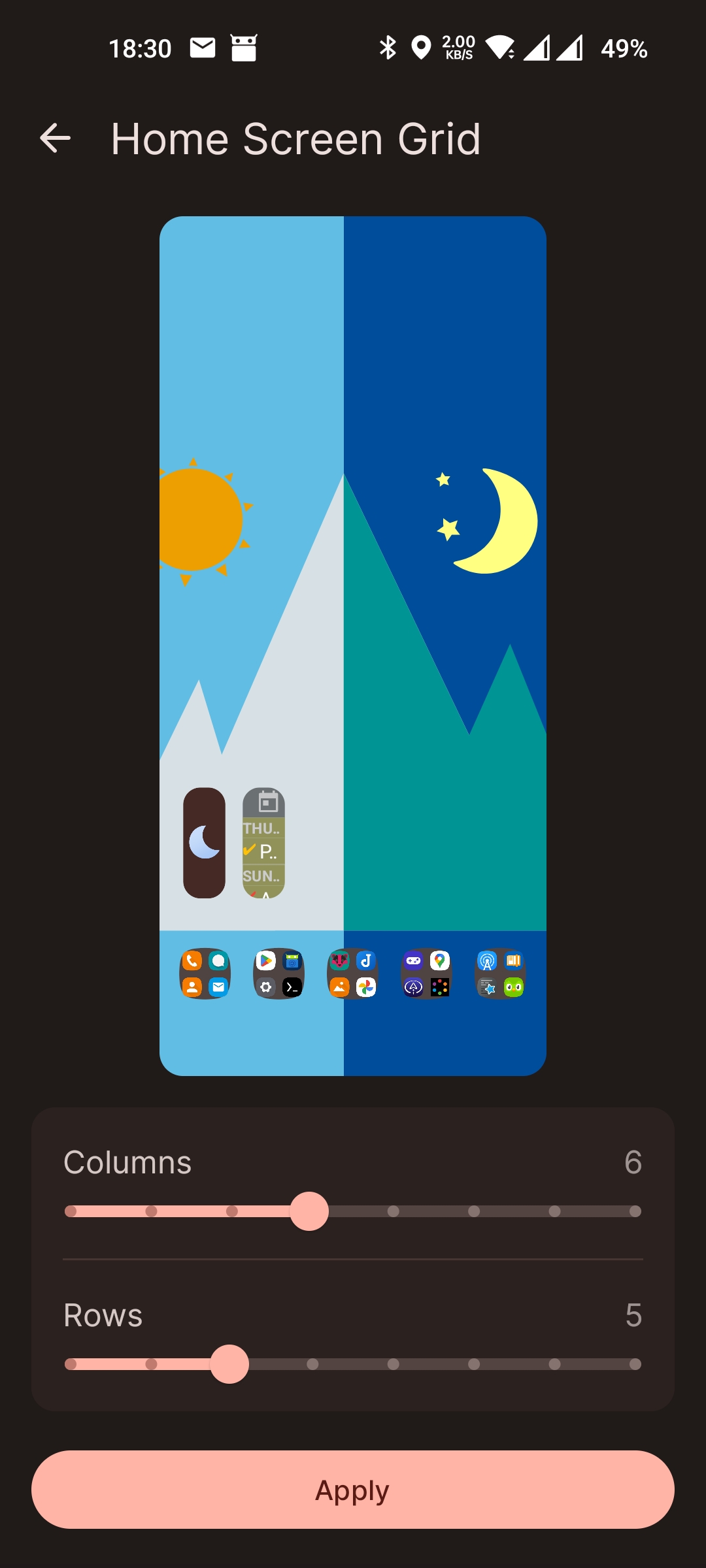 [BUG] Adjusting home screen grid size resets widget positions and ...