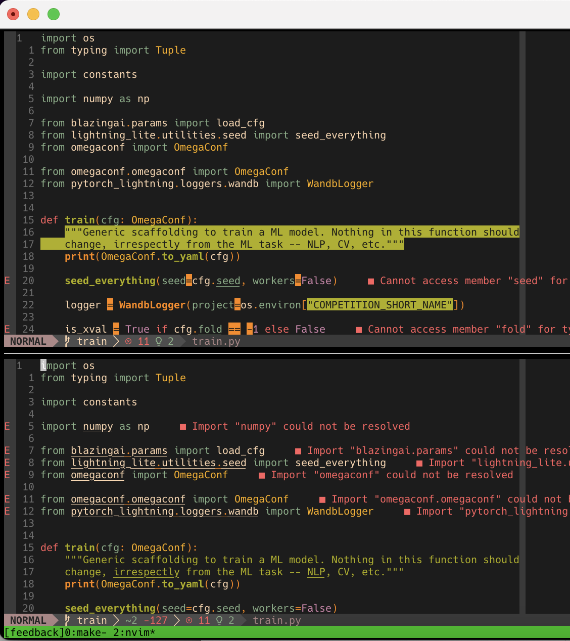 Highlighting Issues Running Through Docker · Issue 185 · Ellisonleao