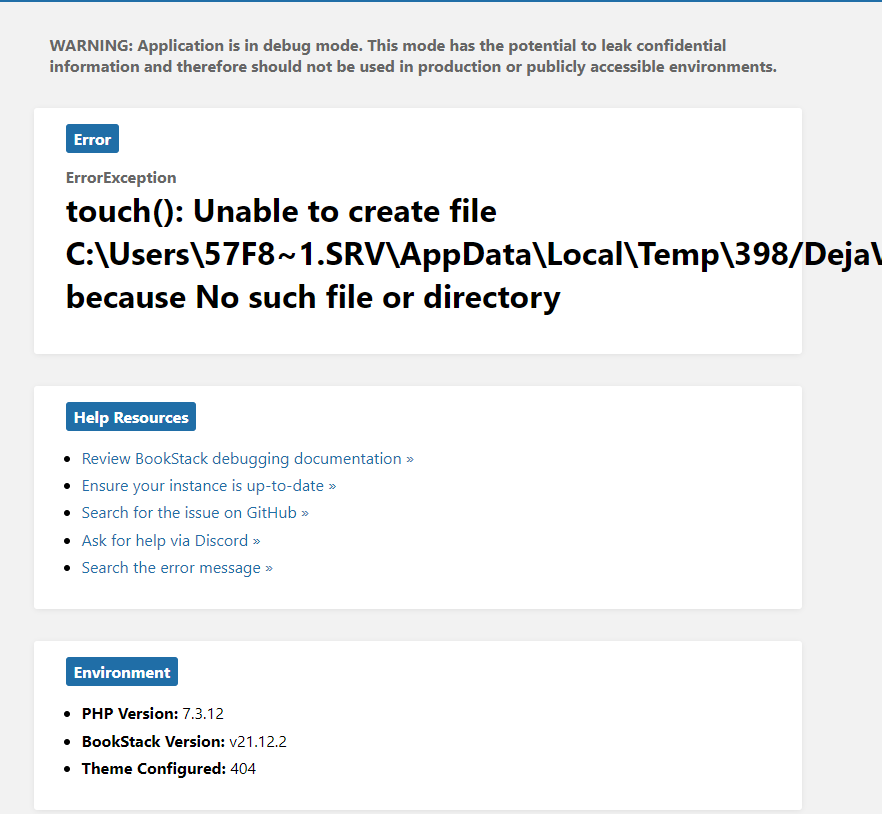 Export PDF error · Issue #3322 · BookStackApp/BookStack · GitHub