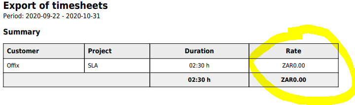 Remove Rate Column from PDF exports · Issue #2021 · kimai/kimai · GitHub