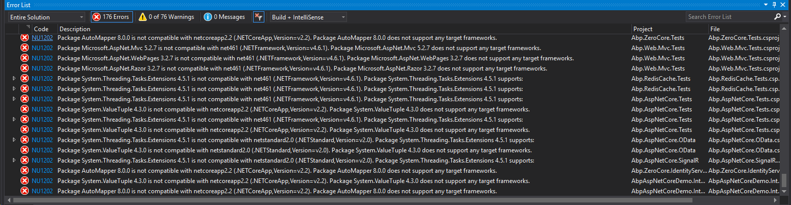 Automapper 8.0.0 is not compatible with netcoreapp2.2 · Issue #4354 · aspnetboilerplate ...