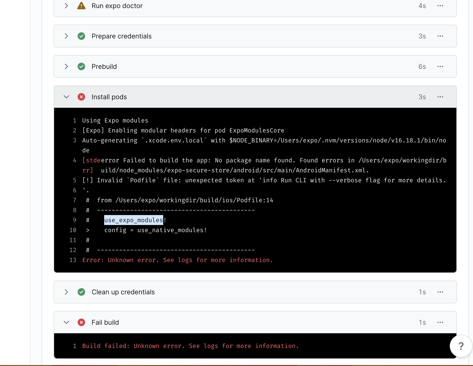 Expo Secure Store Cancelled The Development Build · Issue 23717 · Expoexpo · Github 