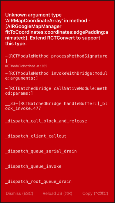Ios Fittocoordinates Doesn T Work · Issue 2339 · React Native Maps React Native Maps · Github