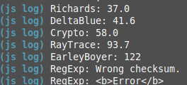 Octane benchmark RegExp fails in Ladybird · Issue #17433 · SerenityOS/serenity · GitHub