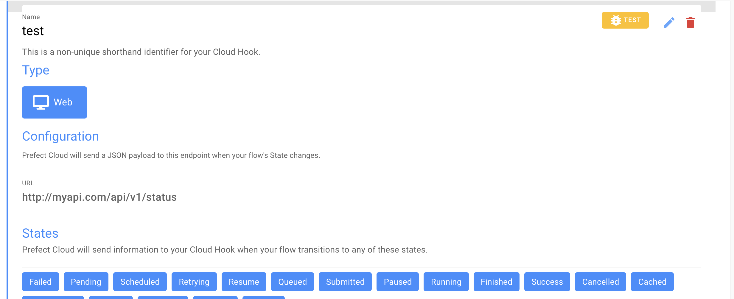 Bug Cannot Add A Web Hook Using Prefect Ui · Issue 1141 · Prefecthq 5725