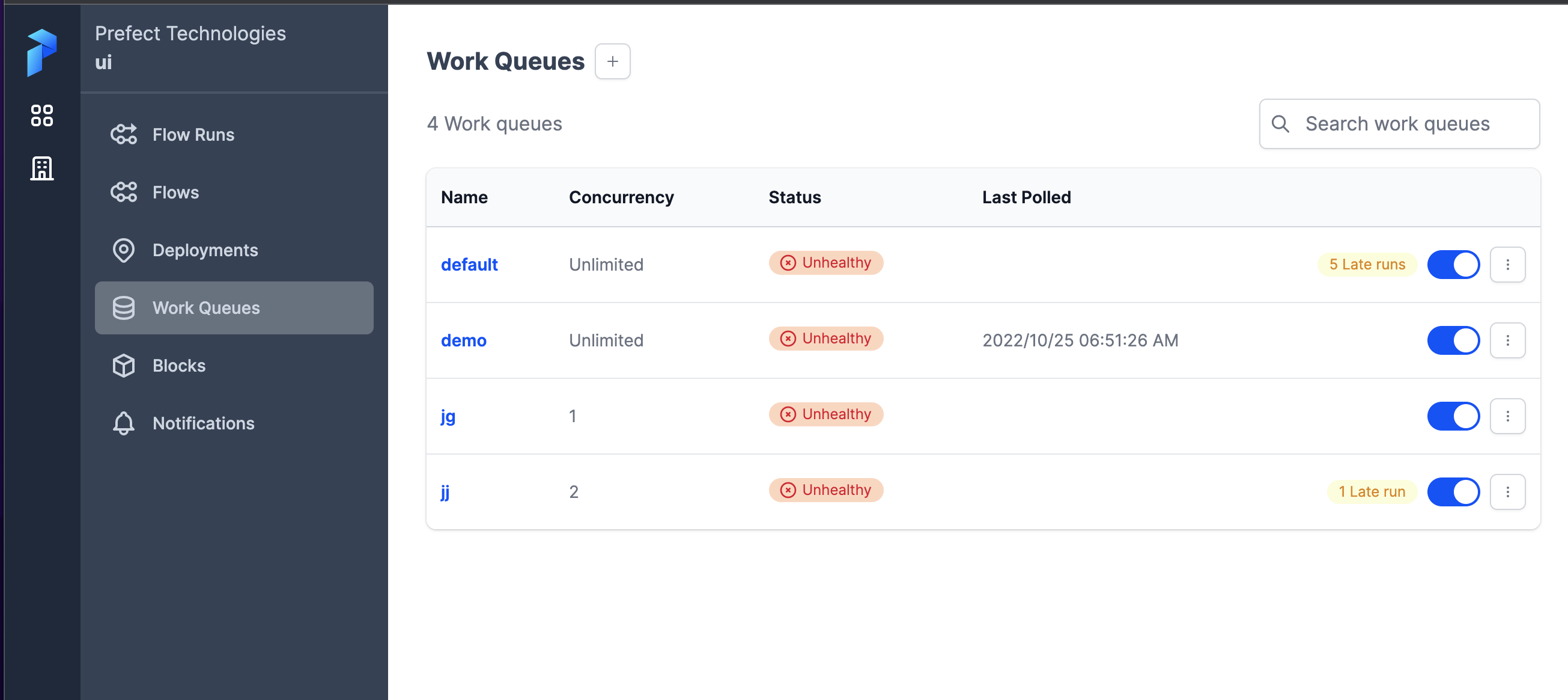 Indicate when an agent last pulled from a work queue in the UI · Issue #671 · PrefectHQ/prefect ...